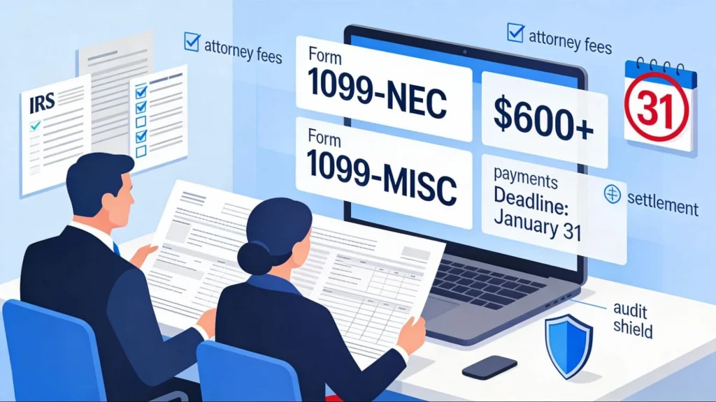 How to File Form 1099 for Attorney Fees and Settlement Payments