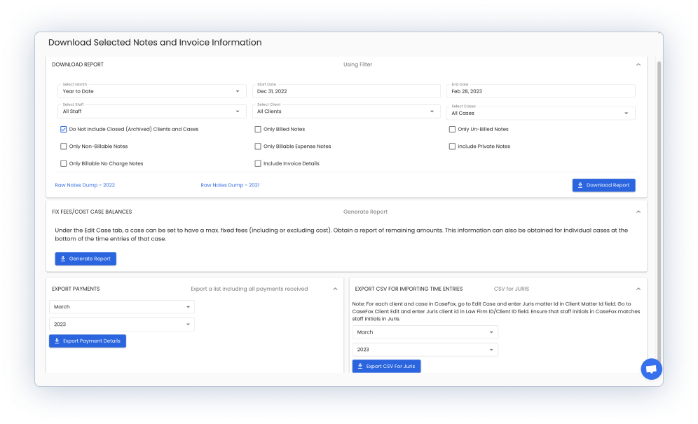 Legal Billing Software For Law Firms | Easy To Use | CaseFox