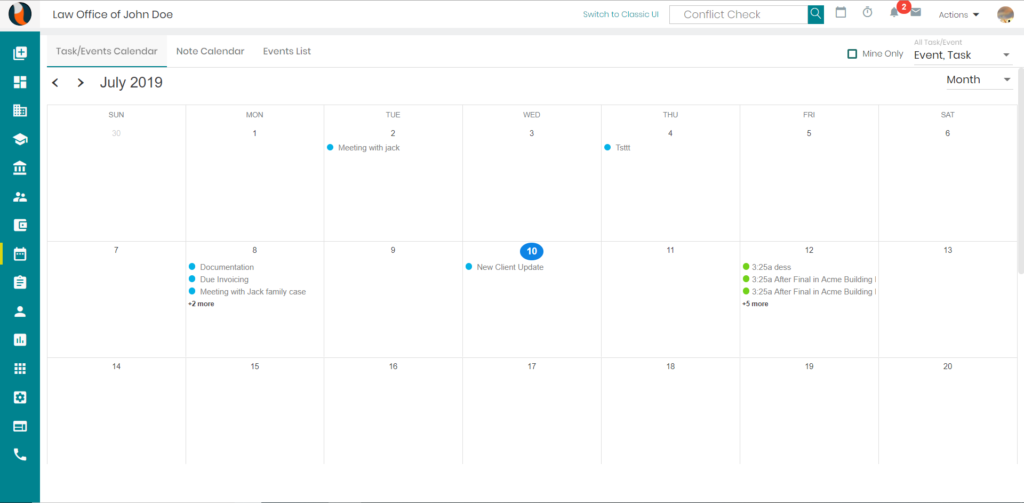 Legal Calendar Software | Legal Calendaring | CaseFox