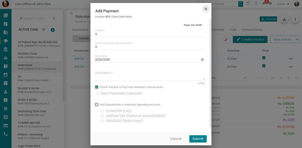 Legal Trust Accounting Software | CaseFox