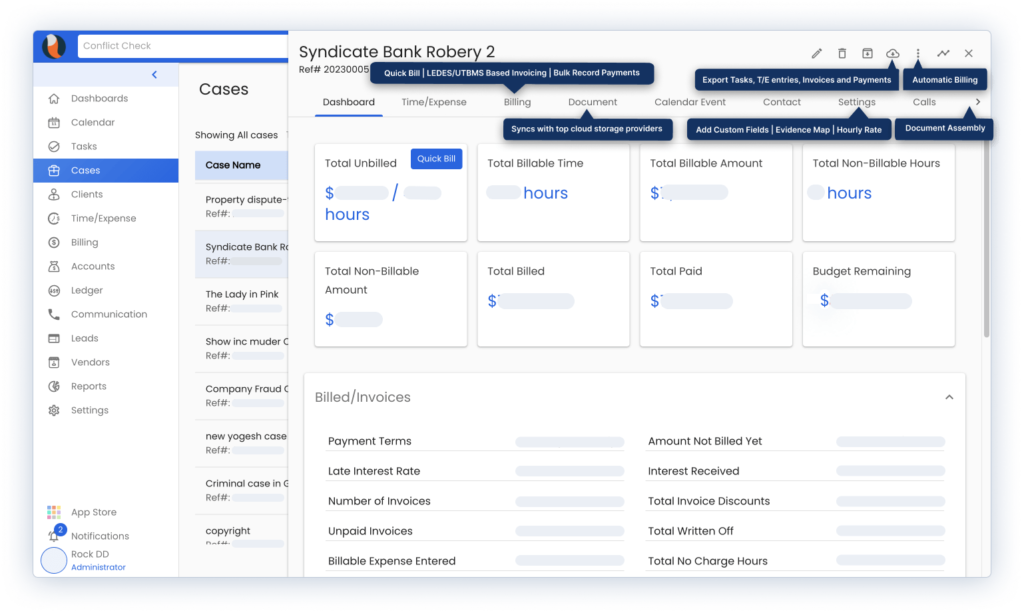 CaseFox: #1 Legal Billing Software for Lawyers and Law Firms