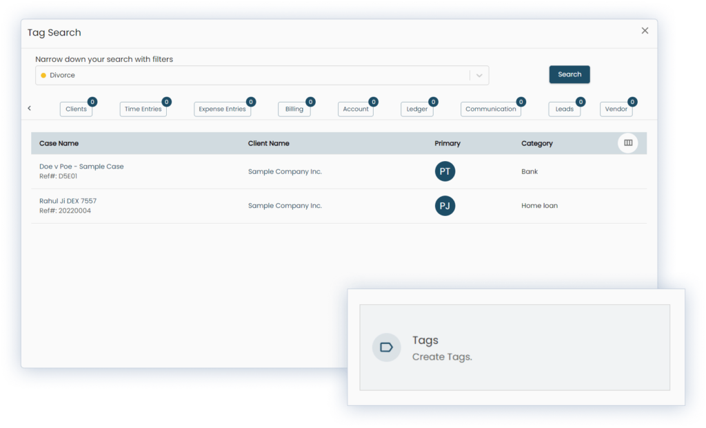 CaseFox Legal Software: Custom Tagging for Law Firms